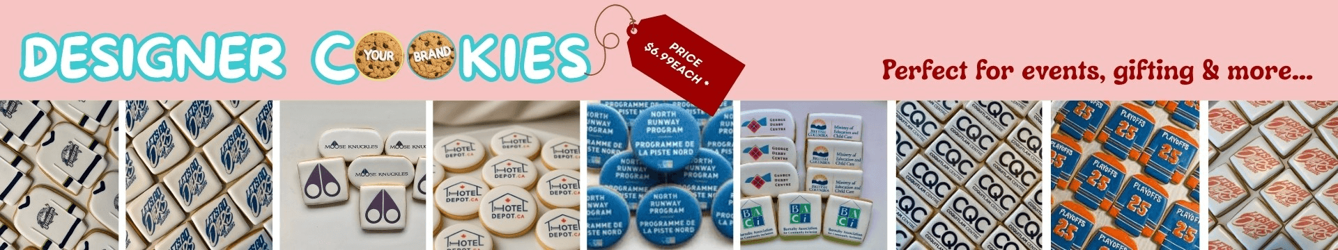 Cookie Design Customization | Logo & Shaped Cookies – Hotel Depot